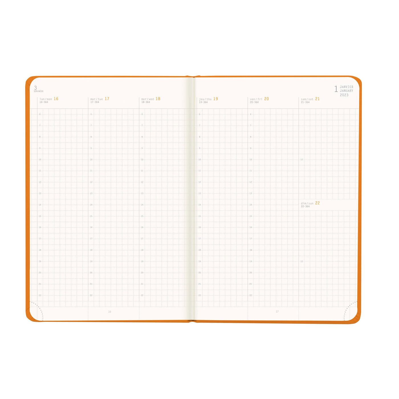 Rhodia Webplanner A5 Vertical Weekly Planner 2026 - Urban Kit Supply